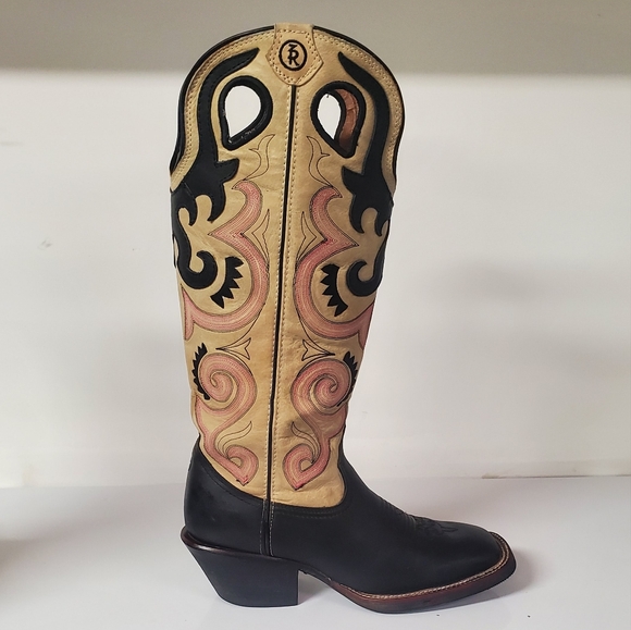Tony Lama | Shoes | Tony Lama Buckaroo Bella Tall Knee High Square ...